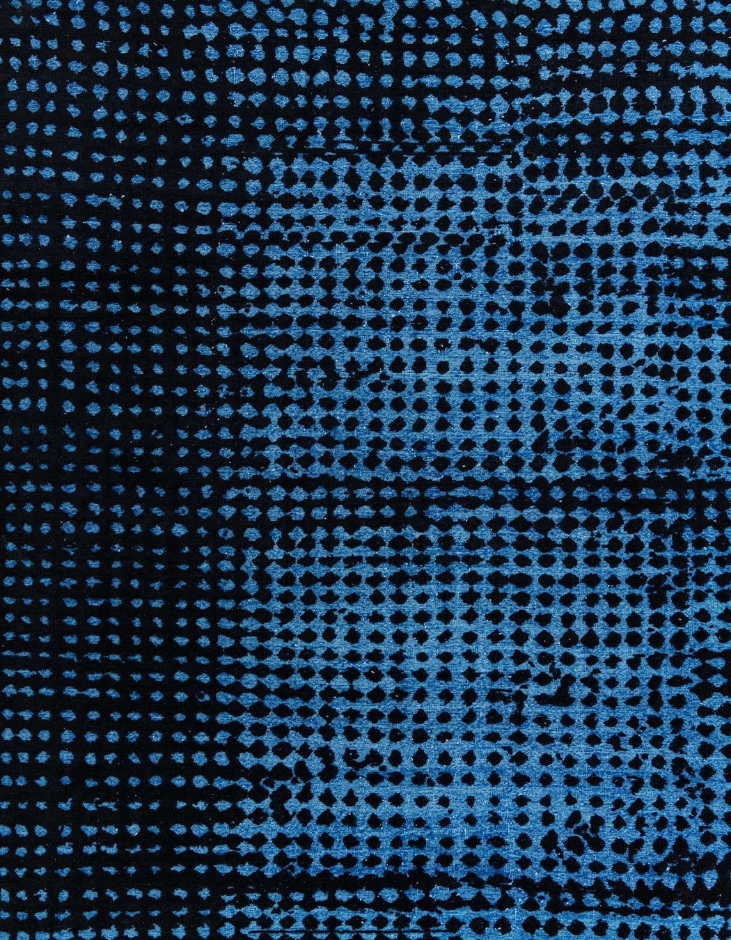 Ahgly Company Indoor Rectangle Abstract Blue Eyes Blue Abstract Area ...