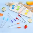 3Pcs Heat Resistant Kitchen Tongs With Ergonomic Handle BBQ Bread Ice ...