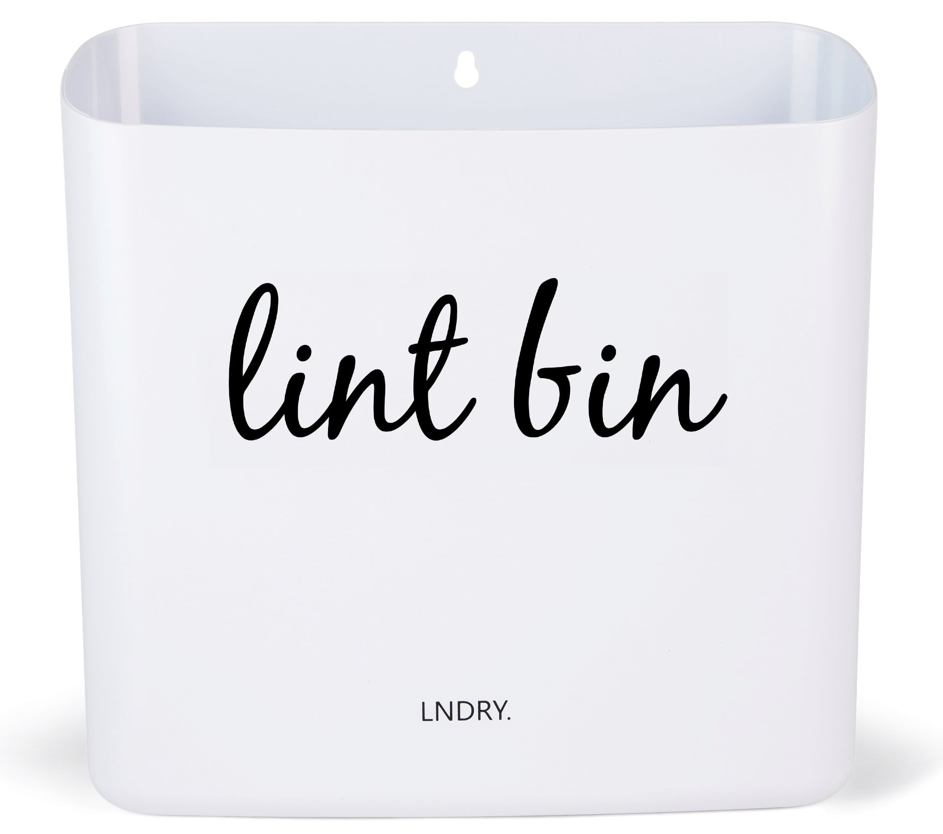 Magnetic Lint Bin for Laundry Room Organization and Storage (White ...