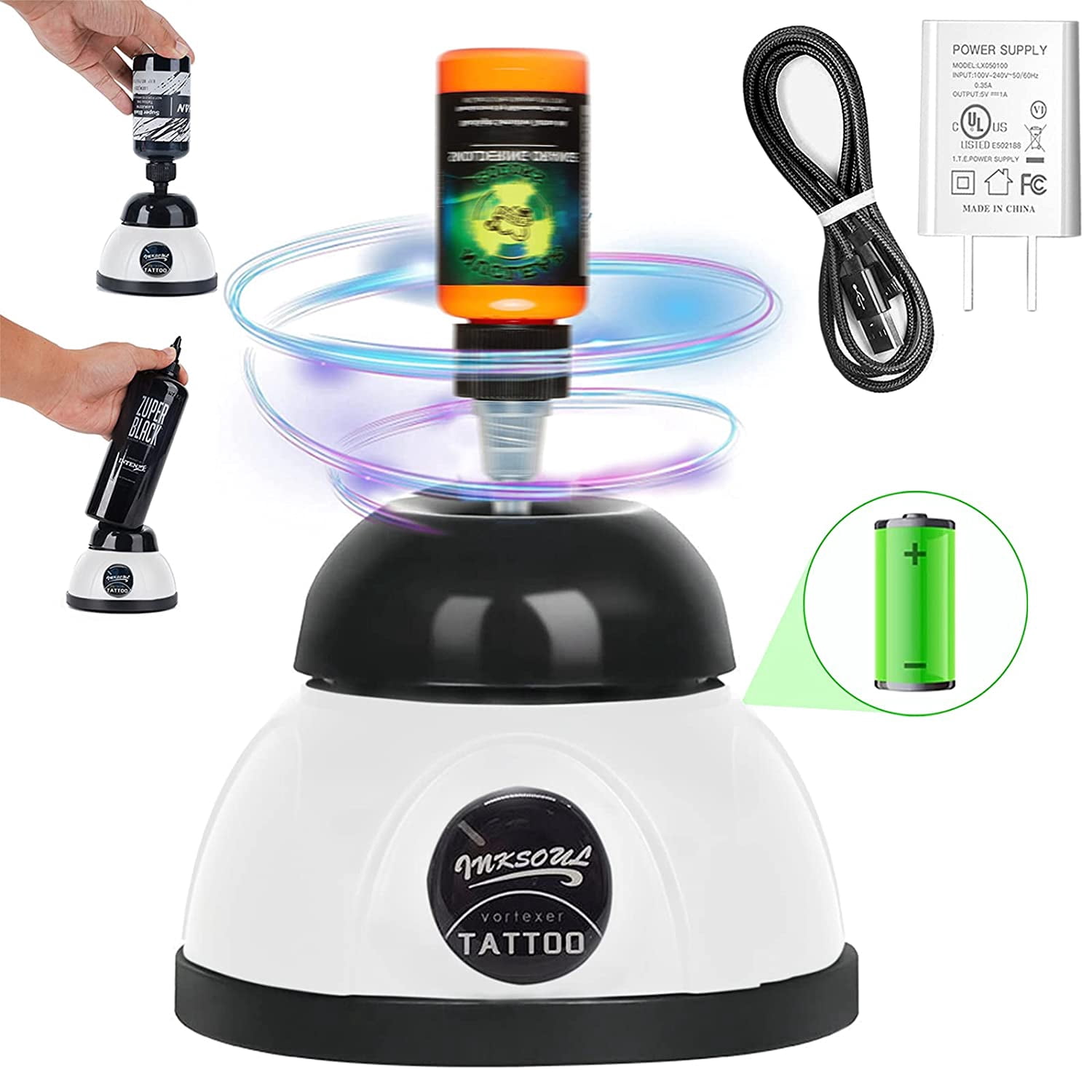 "Lab Vortex Mixer,5200rpm Touch Function Mini Vortex Shaker,forpainter ...