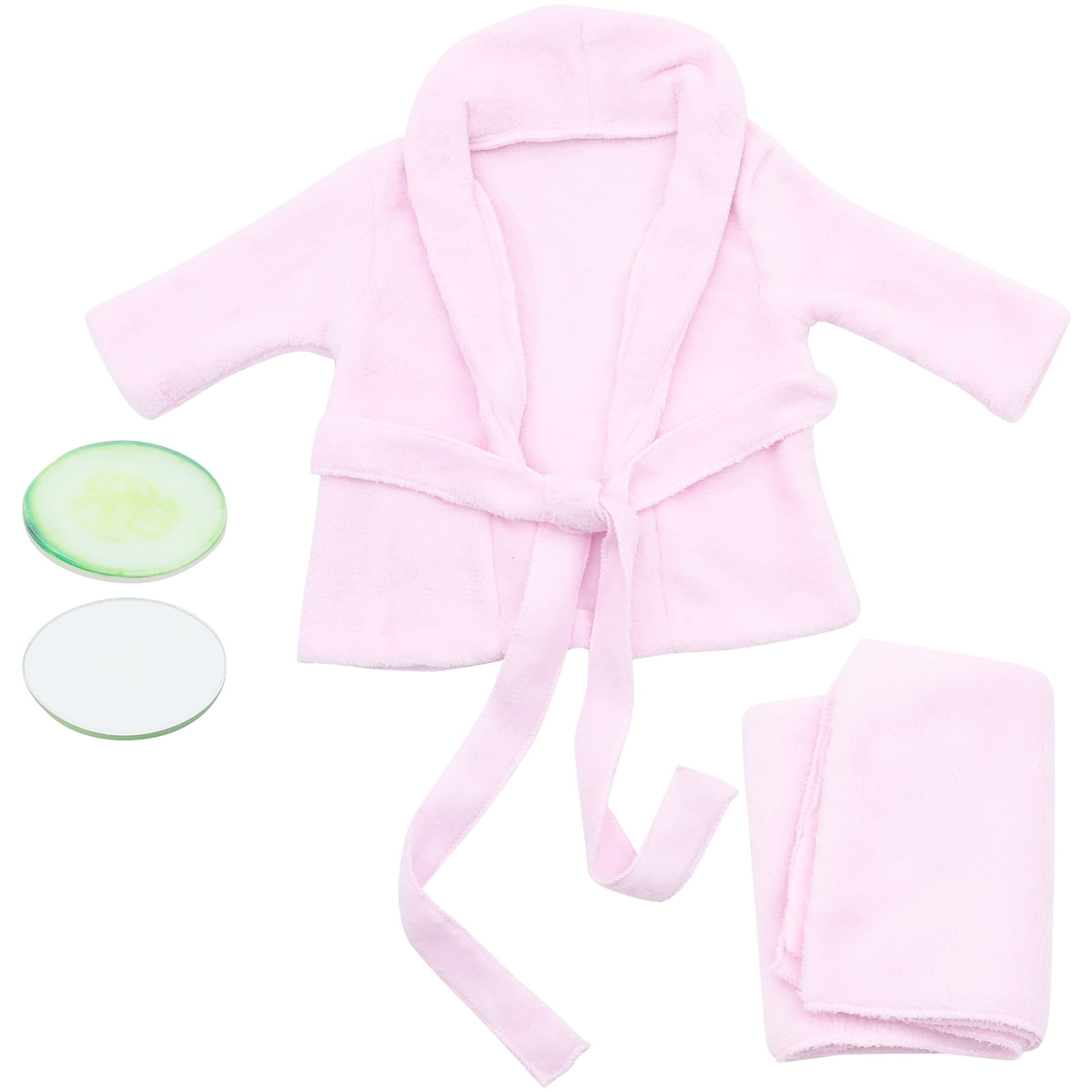 Click here for Deepcraff 1set Pink Rectangular Bathrobe For Newbo... prices