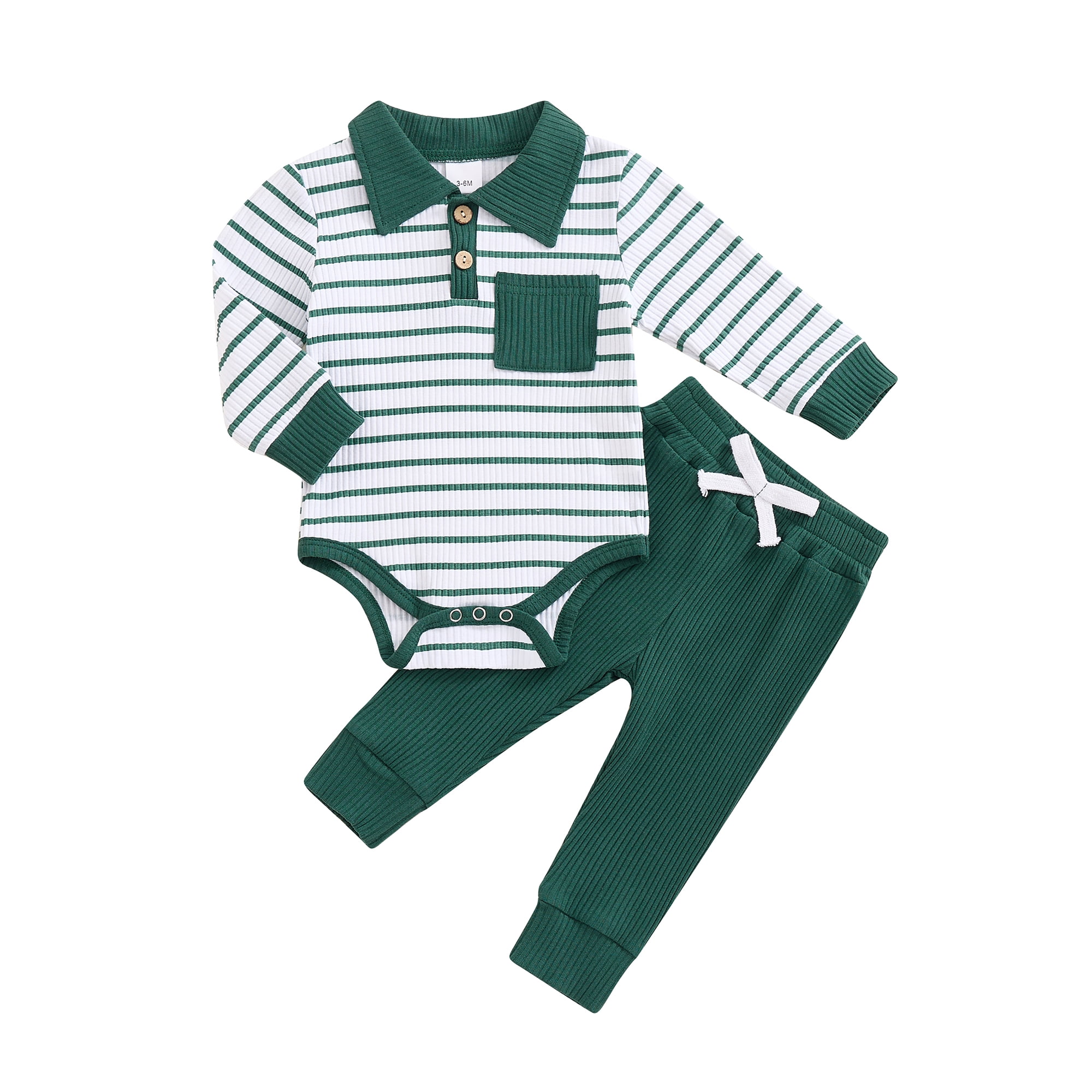 Click here for Gupgi Newborn Baby Boy Ribbed Clothes 3 6 9 12 18... prices