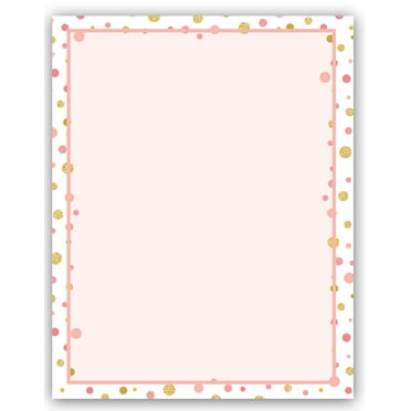 Colorful Dots Stationery - 8.5 x 11 - 60 Letterhead Sheets - B6548 ...