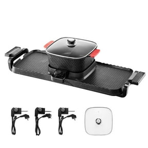 Miumaeov 4L/4.2QT Electric Hot Pot Multifunctional Portable Non-stick ...