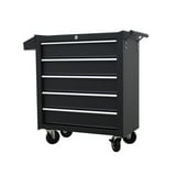 "TECHTONGDA Large Mobile Rolling Chest Tool Box, 5-Drawer Storage ...