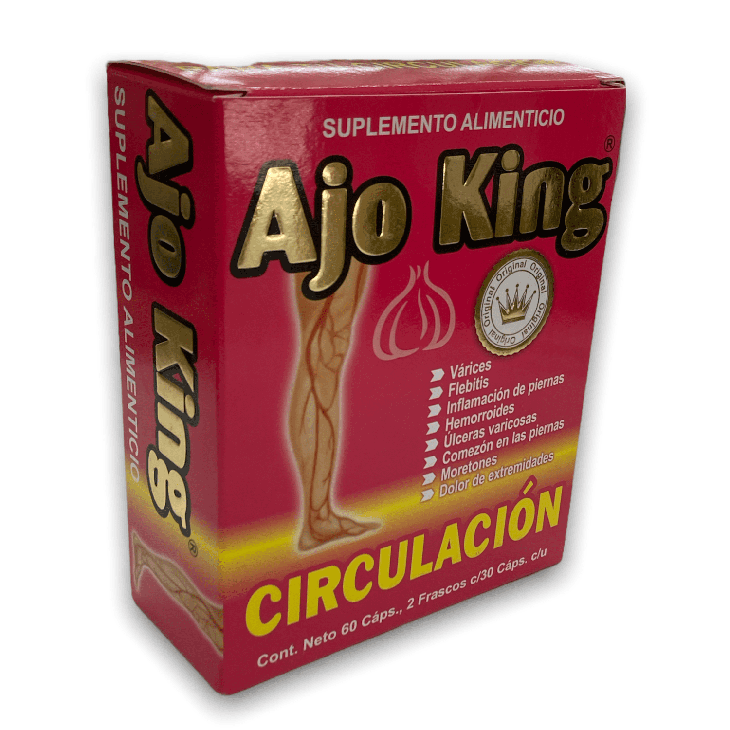 Ajo King Circulación Suplemento Alimenticio Omega Nutrition | Bodega ...