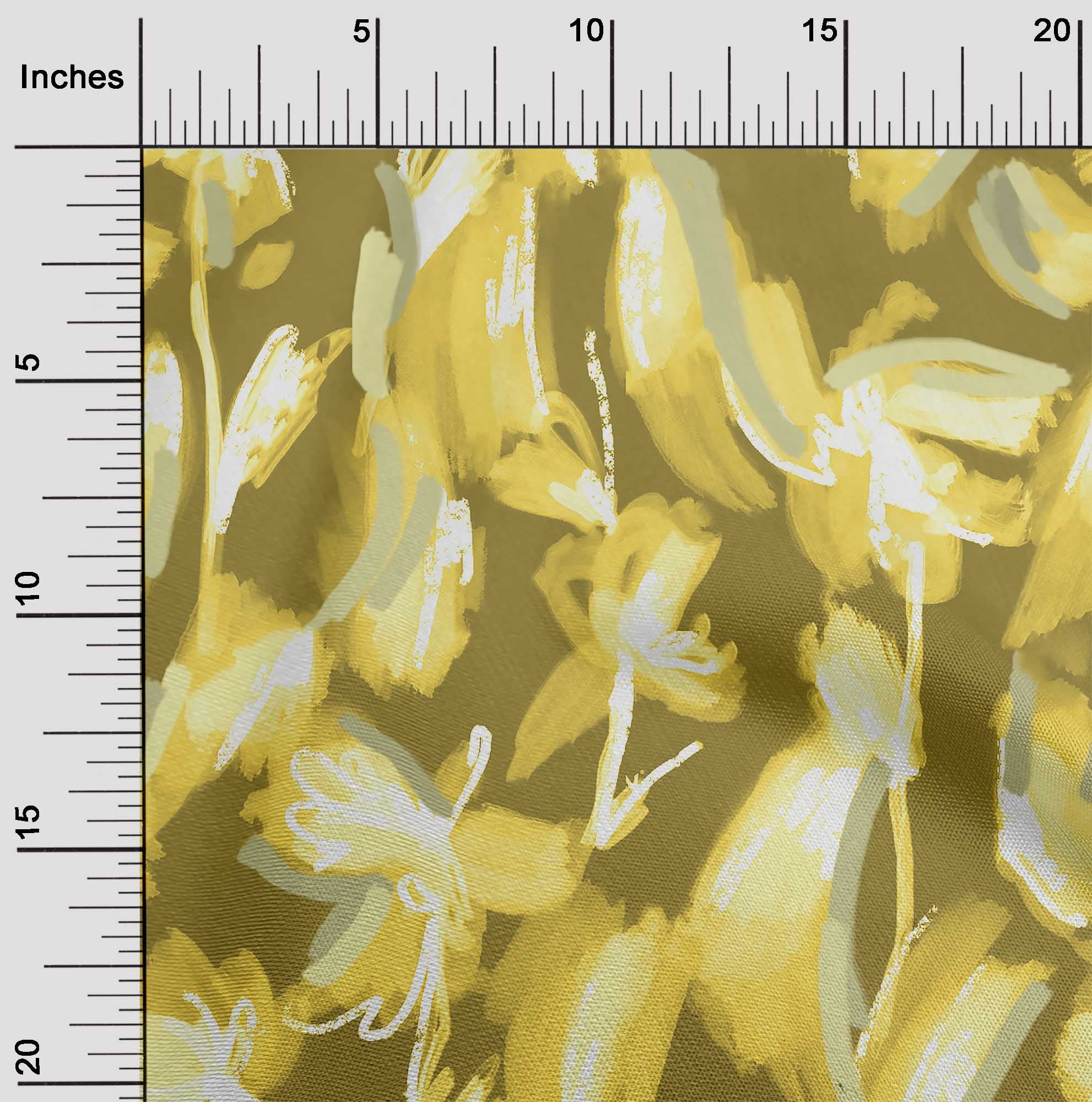 oneOone Silk Tabby Olive Green Fabric Florals Dress Material Fabric ...