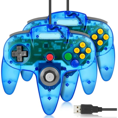 2 Pack USB N64 Controller, XYCCA Wired Video Game Controller USB ...