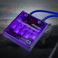 VIOLET-Car Voltage Stabilizer with LED Display, Universal Fuel Saver ...