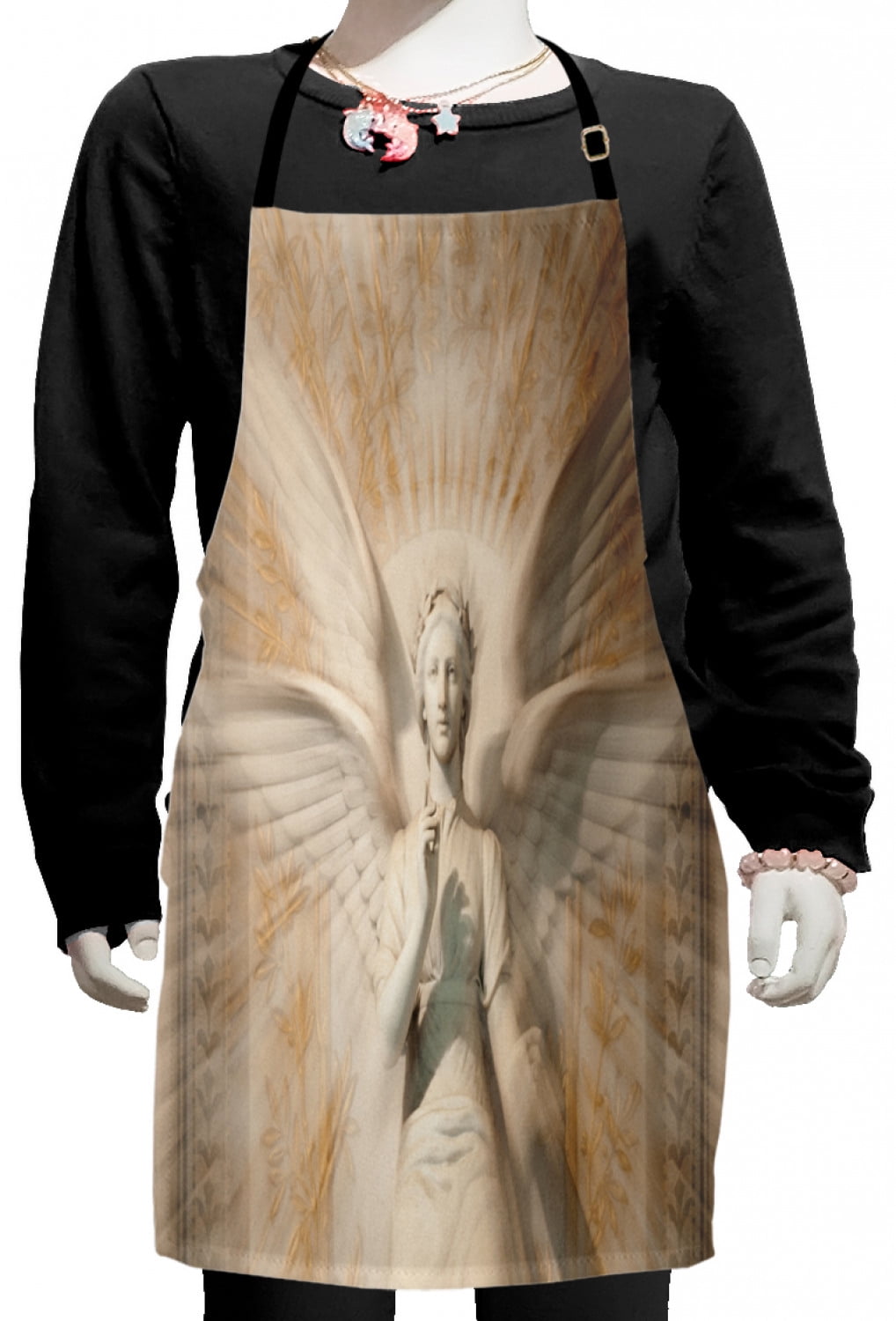 Retro Kids Apron, Angel Woman in Medieval Site Vintage Style Mythical ...