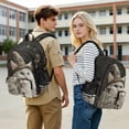 ALAZA Ethnic Cat Print Student Backpack School Bookbag Large Laptop ...