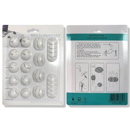 MAIF 16pcs/set Home Data Cable Retainer Desktop Wire Retainer Clamp ...