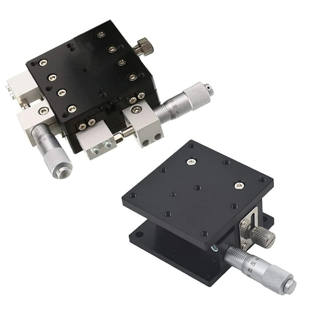 60x60mm XYZ Linear Stage 3 Axis Manual Sliding Table Trimming Bearing ...