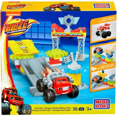 Mega Bloks Nickelodeon Blaze and the Monster Machines Jungle Ramp Rush ...