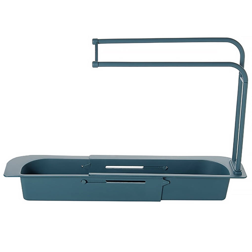 Booyoo Telescopic Sink Rack with Detachable Rod Kitchen Expandable ...