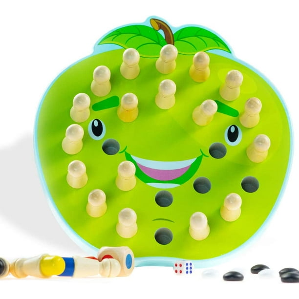 Memory Match Stick Chess, Wooden Memory Chess Game, Memory Chess ...