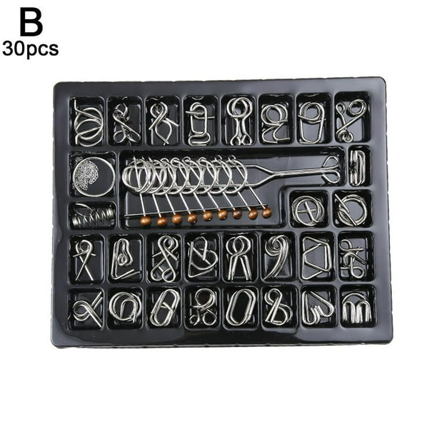 Luban Lock Educational Intellectual Toys, Brain Teaser Metal Test For ...
