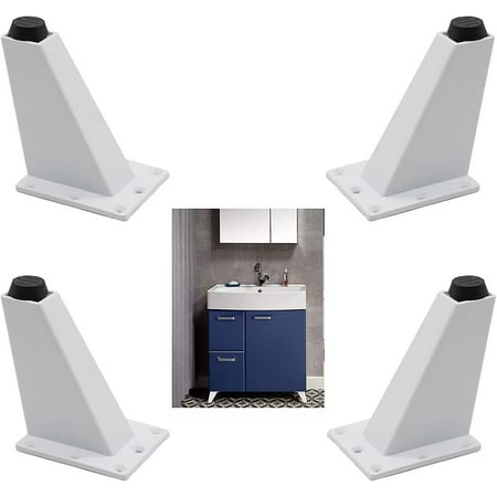 NETSENG 4 Pieces Adjustable Feet Furniture Legs Kitchen Legs Worktop ...