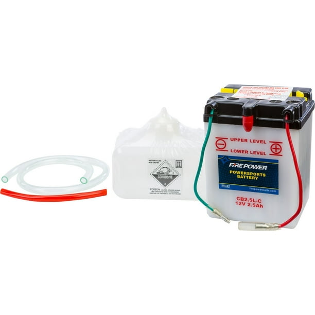 Fire Power - CB10L-A2 - 12V Hd Battery W/Acid Pack - Walmart.com