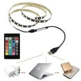 USB Powered RGB 5050 LED Light Strip Computer TV Backlight Remote ...