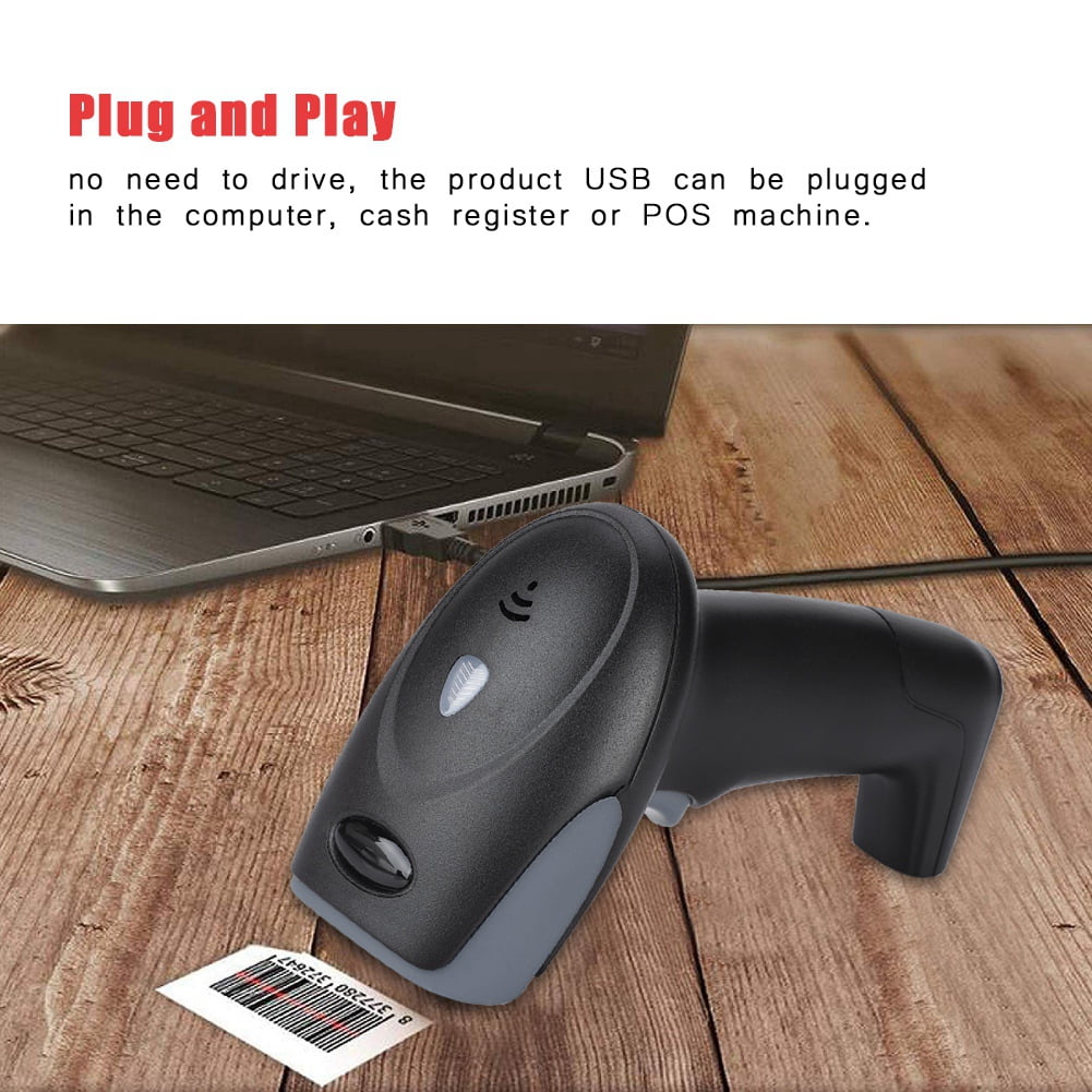 Buy Barcode Reader Scanner Bar Scanner, 1D Scanner, USB Bar Scanner ...