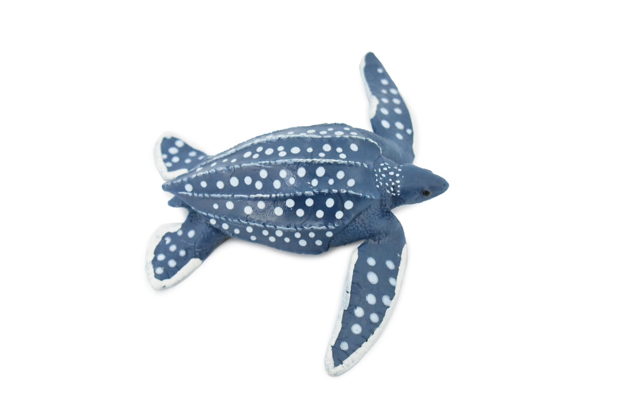 Turtle, Leatherback Sea Turtle, Museum Quality, Hand Painted, Rubber ...