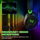RUNMUS Over-Ear Gaming Headset with 40mm Speakers, Green - Walmart.com