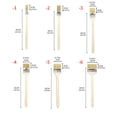 Long Handle Bent Head Brush Cleaning Scrub Brush Extended Reach Brushes ...