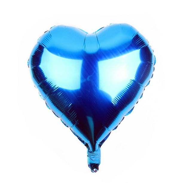 10pcs 10 inch Heart-Shaped Balloon Foil Wedding Balloon 10 Aluminum ...