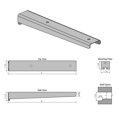 Innova Shelf EZ-Loc Floating Shelf Bracket 8in 125lbs - Walmart.com