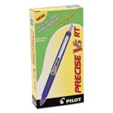 Precise V5RT Retractable Roller Ball Pen 0.5mm, Blue Ink/Barrel ...