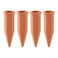 4 Pack Terracotta Vacation Waterer, Bottle Watering Stakes Slow Release ...