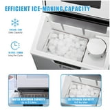 Sycees Countertop Ice Machine, 44lbs/24H, 2 in 1 Maker & Shaver, Auto ...