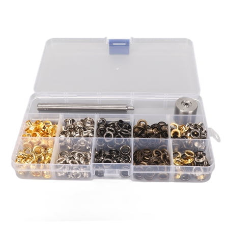 Grommet Kit,Grommet Kit 5mm Copper Grommet Tool Kit Eyelets Tool Kit ...