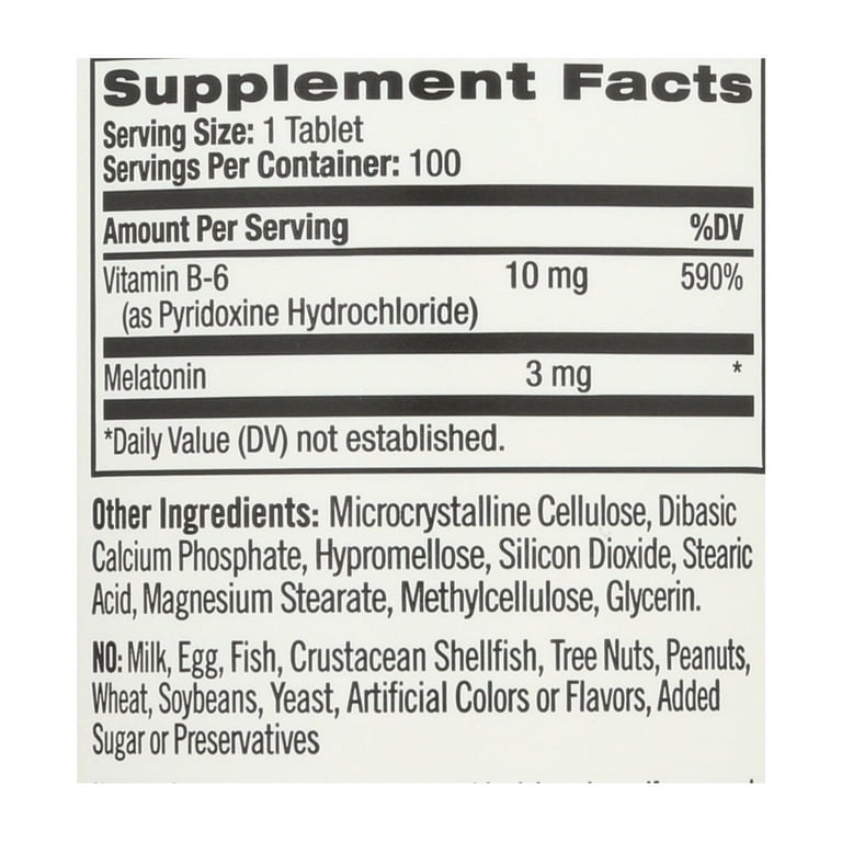 Natrol Melatonin 3 Mg Time Release Tablets 100 Ea