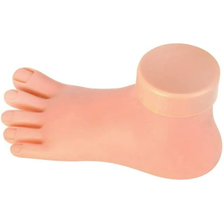 Plastic Fake Foot Model Soft Silicone Prosthetic Flexible Practice Foot ...