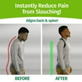 Hempvana Straight 8 Adjustable Lightweight Posture Corrector Brace ...