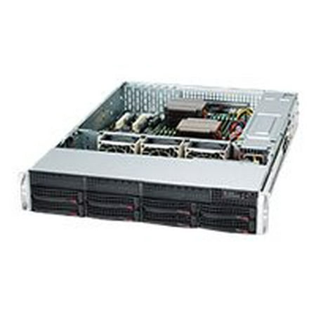 Supermicro SC825 TQC-600LPB - Rack-mountable - 2U - extended ATX - SATA ...