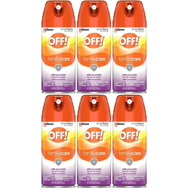 OFF! Insect Repellent Aerosol, Dry, Non-Greasy Bug Spray with Long ...