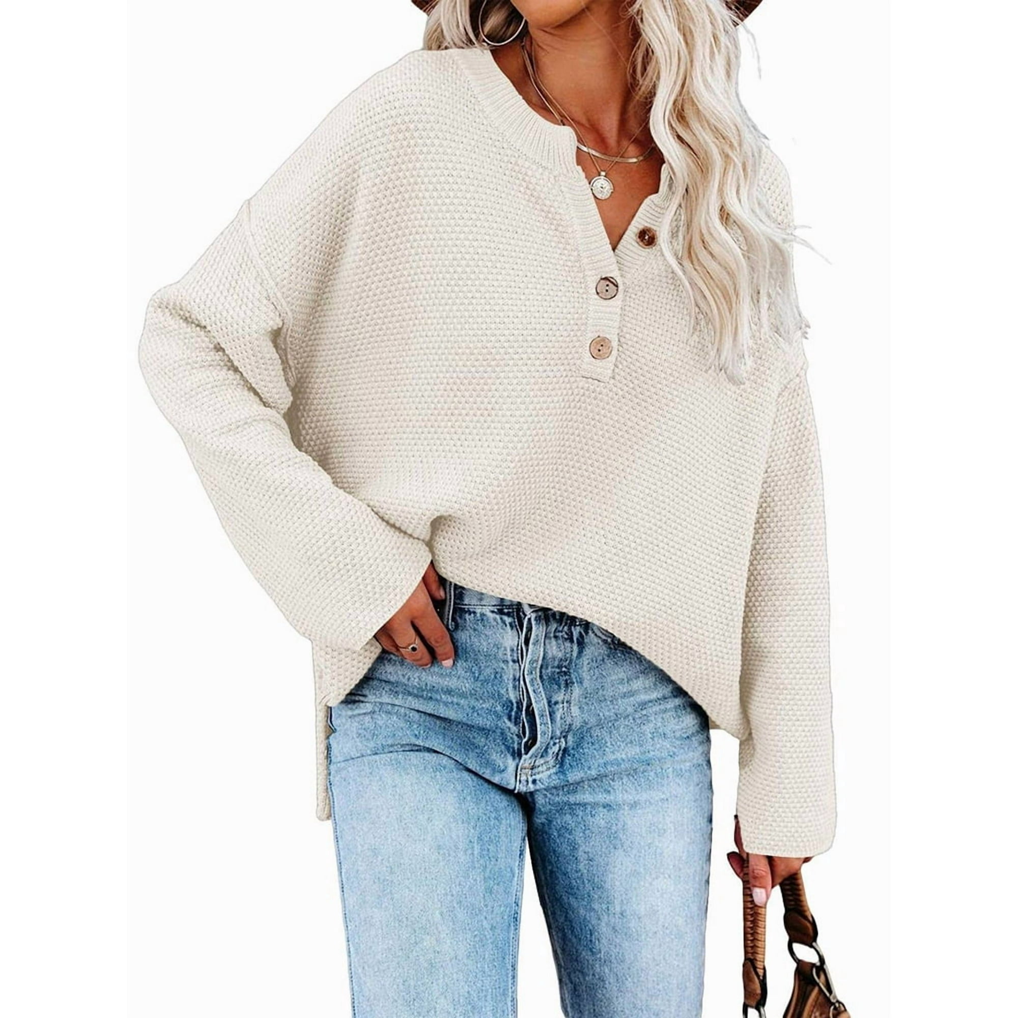 Click here for Unbranded Womens Oversized Sweaters Batwing Long S... prices