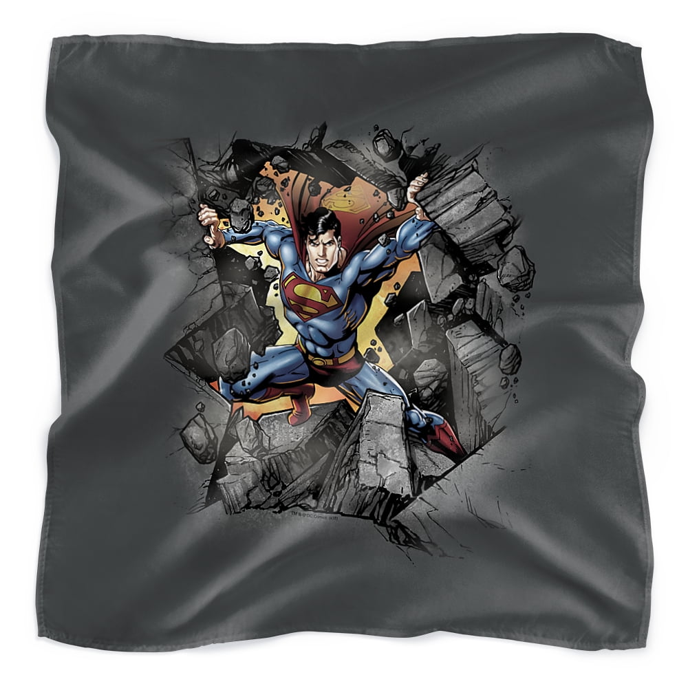 Superman Break on Through the Wall Bandana (21 in x 21 in) - Walmart.com