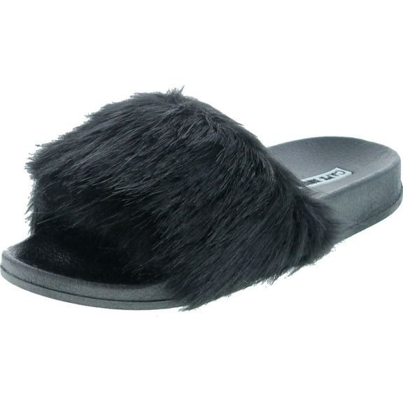 Black Fur Slides