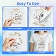 16Pcs 16 Styles Theme Plastic Heat Transfer Film Logo Stickers Set for ...