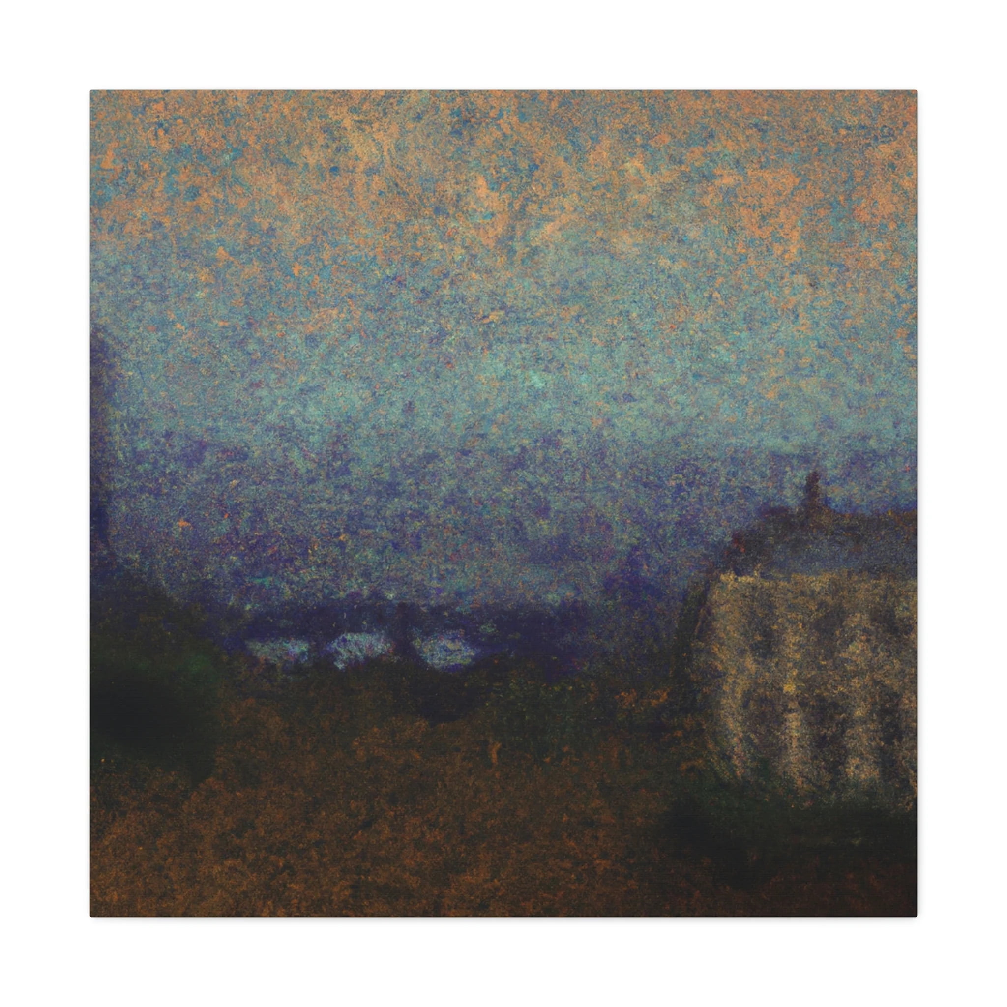 Georgian Pointillism Dream. - Canvas - Walmart.com