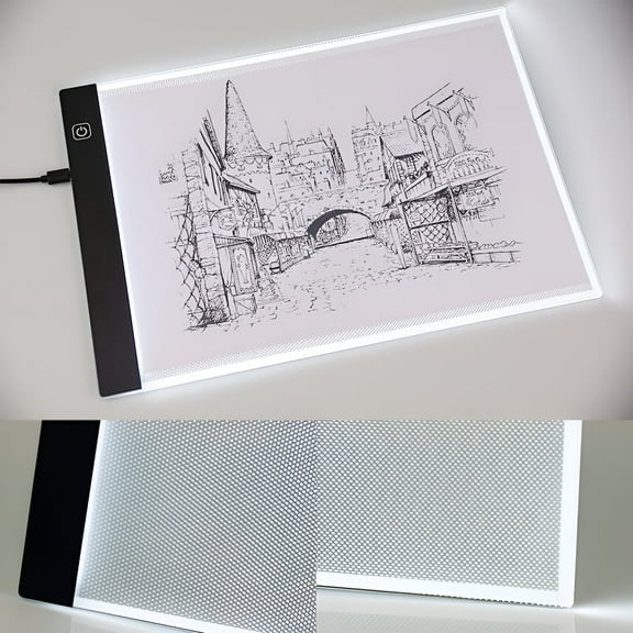 A4 Ultra-Thin Portable LED Light Box Tracer LED Artcraft Tracing Light ...