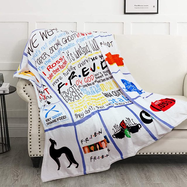 Friends TV Show Blanket Throw Friends Tv Show Merchandise Gifts Flannel ...