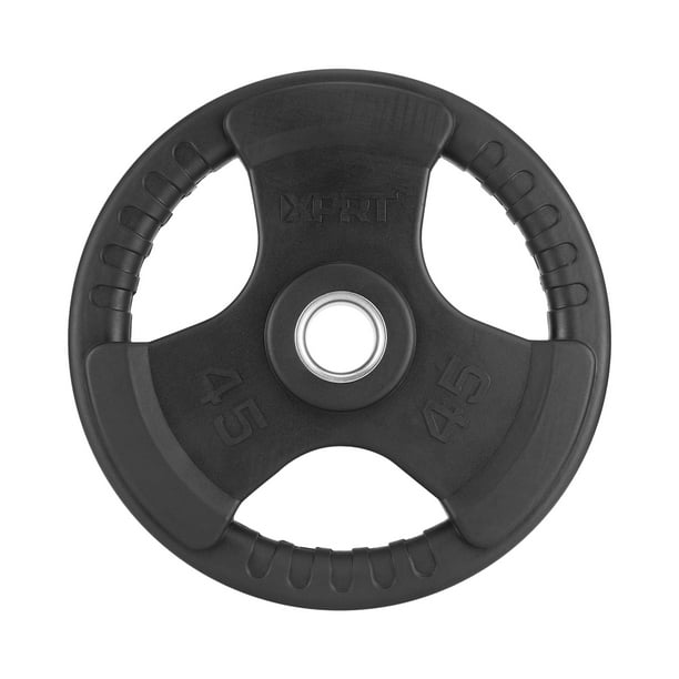 XPRT Fitness Olympic 2-Inch Grip Rubber Coated Weight Plates for ...