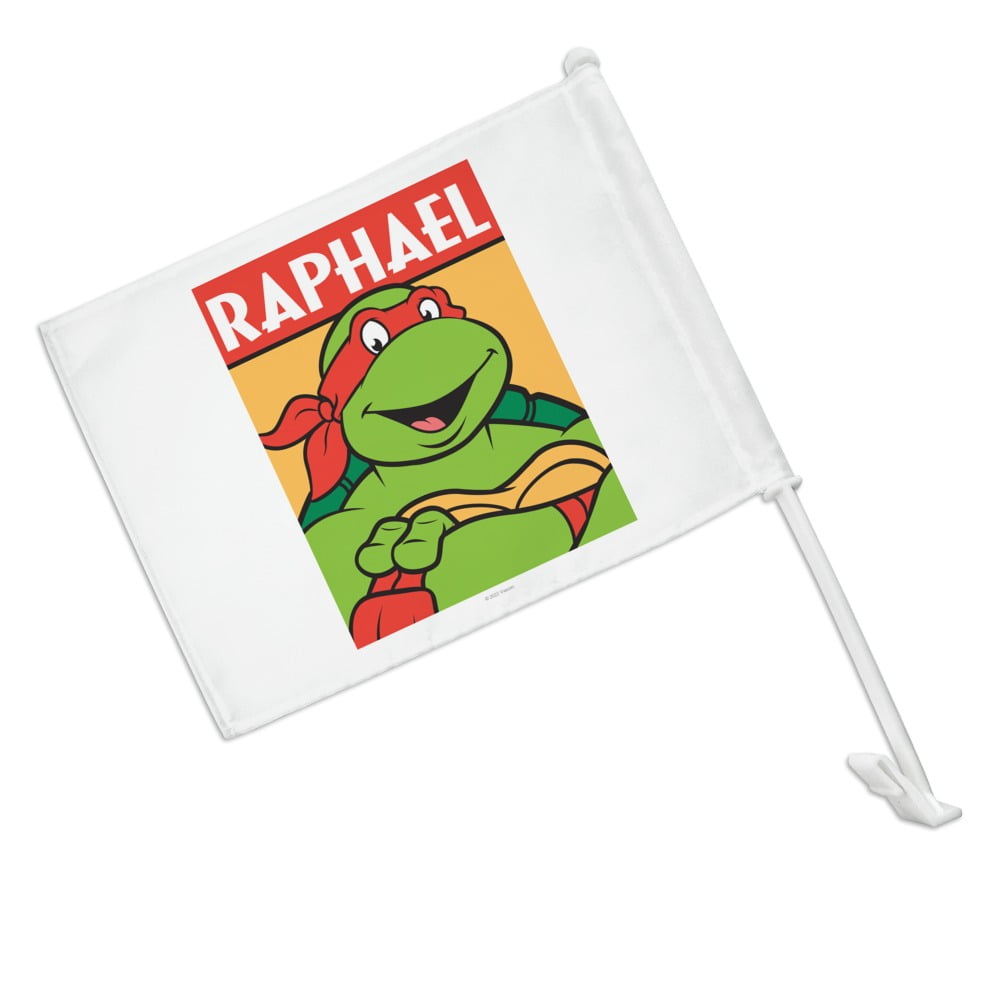 Teenage Mutant Ninja Turtles Raphael Car Truck Flag with Window Clip On ...