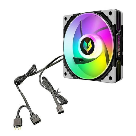 As1 Pwm Chassis Fan 12cm Mute Cooling Argb Music Synchronization ...