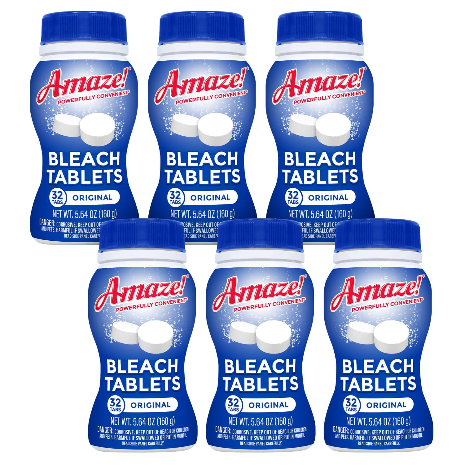 Bleach Tablets AMAZE Ultra Concentrated [6 botellas] | Walmart en línea